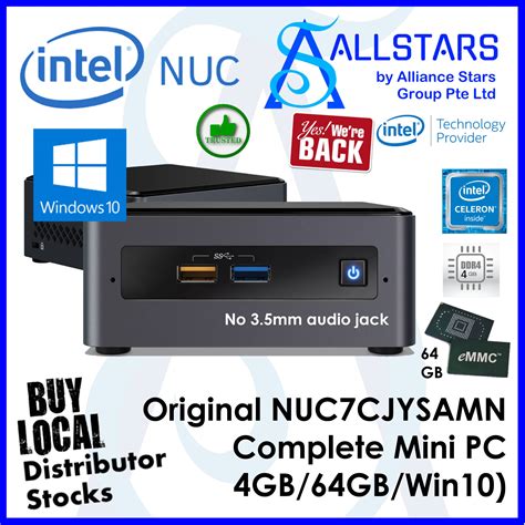 ALLSTARS We Are Back PROMO Best Suited For Basic Office Use Intel NUC