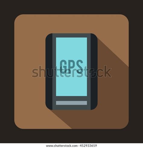 Global Positioning System Icon Flat Style Stock Vector Royalty Free 452933659 Shutterstock