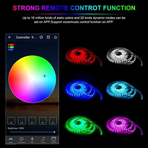 RGBZONE Smart WiFi LED Controller With 24 Key IR Remote For RGB LED Light Strip SMD 5050 LEDs