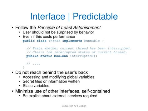 Ppt Csce 431 Application Programming Interface Api Design Powerpoint Presentation Id2071154