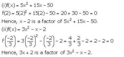 Selina Concise Mathematics Class ICSE Solutions Remainder And Factor Theorems A Plus Topper