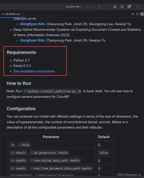 记录一次运行convmf项目，论文convolutional matrix factorization for document
