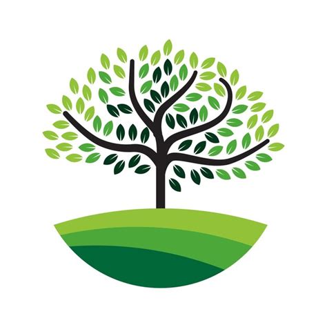 Premium Vector A Tree With Leaves On It