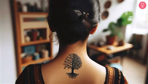 Dead Tree Silhouette Tattoo