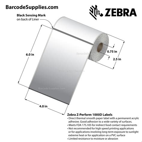 Zebra Mobile Printer Labels Barcodesource Inc