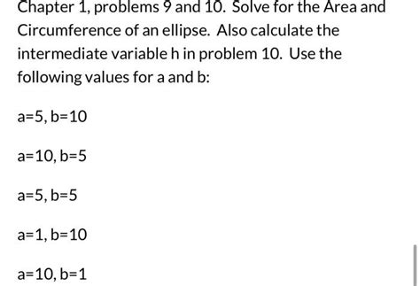 Chapter 1 Problems 9 And 10 Solve For The Area