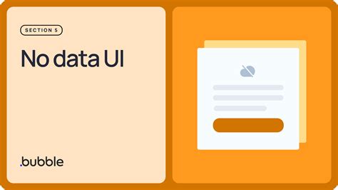No Data Ui Bubble