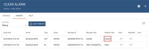 create and clear alarms thingsboard社区版