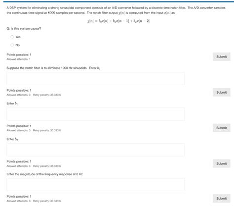 Solved A DSP System For Eliminating A Strong Sinusoidal Chegg
