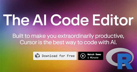 How To Use R With Cursor The AI Powered Code Editor