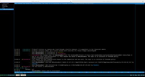 HardenedBSD Switching IRC Servers HardenedBSD