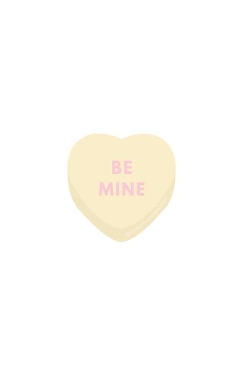 Be Mine Sweethearts Candy Print