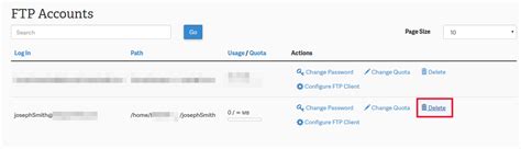 How To Create Delete An FTP Account In CPanel