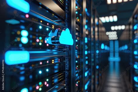 Cloud Computing Data Center Vital For Modern Digital Infrastructure Stock Photo Adobe Stock