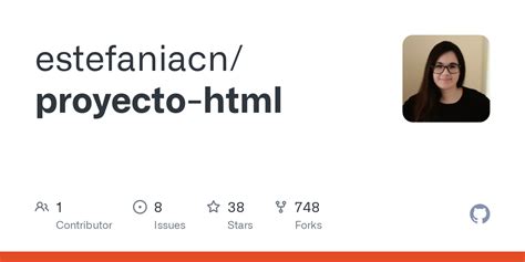 Proyecto Htmlindexhtml At Main · Estefaniacnproyecto Html · Github