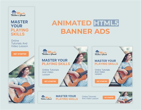 html5 banner ads behance