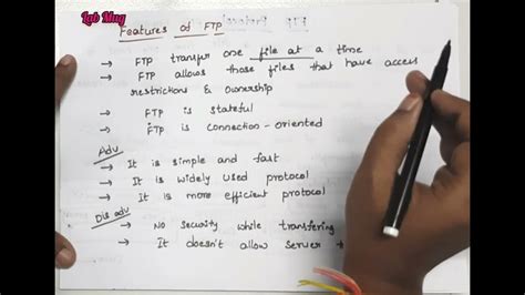 Ftp Protocol In Application Layer Computer Networks In Telugu Youtube