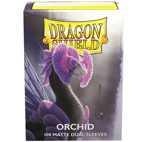 Dragon Shield Matte Dual Sleeve 100ct Orchid Standard Size