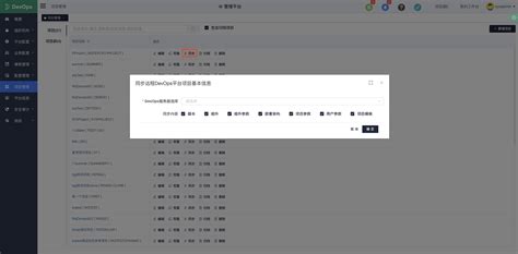 项目管理 Primeton DevOps User Manual