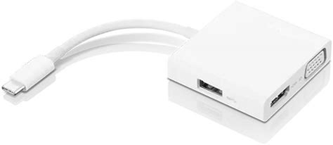 Lenovo USB C In Travel Hub HDMI VGA USB Interface Simple