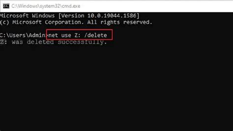 Ways To Delete Mapped Network Drive
