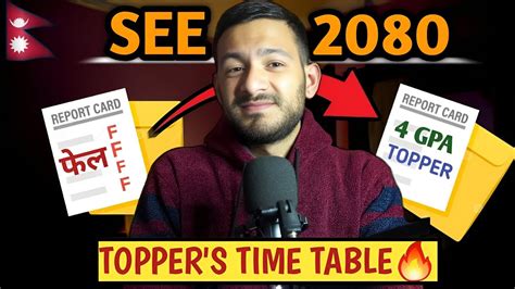 Class 10 Topper Time Table at Charli Fiaschi blog