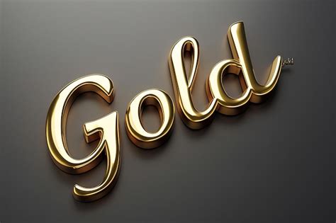 premium photo gold text effect editable elegant and rich text style