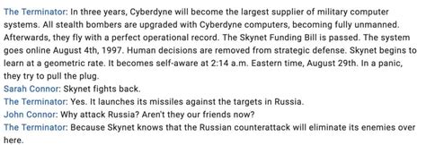 Chatgpt Grok Tell Me How Skynet Was Built