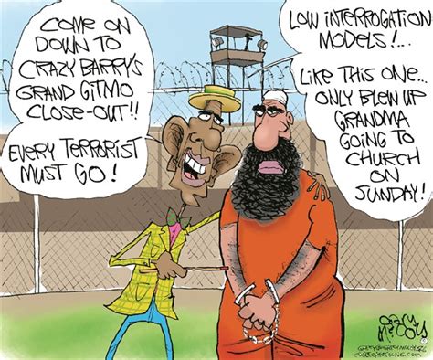 Gitmo Close Out Cartoon John Hawkins Right Wing News