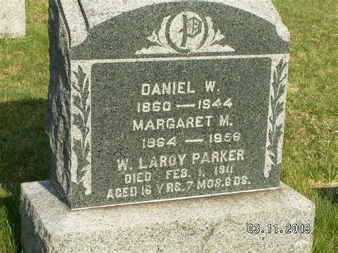 Daniel Wertman Parker 1860 1944 Mémorial Find A Grave