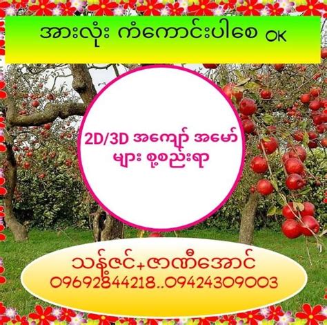 2d 3d အကျော် အမော်များ စုံစည်းရာ