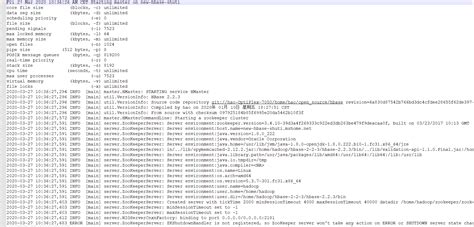 Java Error When Starting Hbase Standalone On Linux Fedora Hyper V