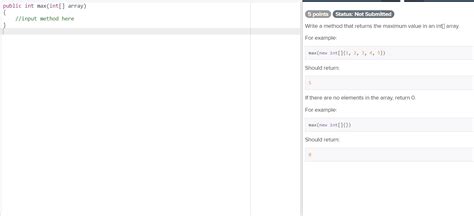 Solved Public Int Max Int Array Points Status Not Chegg