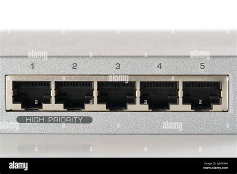 Small Router And Switch Tcp Ip Network Business Concept High Performance Gigabit Switch