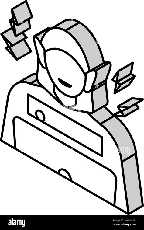 Trolling Cyberbullying Isometric Icon Vector Illustration Stock Vector