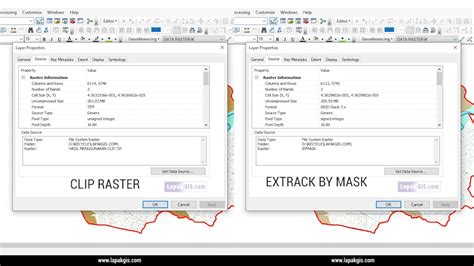 2 Cara Memotong Data Raster Pada Arcgis Lapak Gis