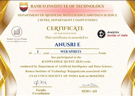 Anu Srii On Linkedin Excited To Announce My Participation In The
