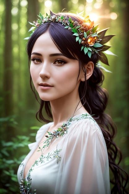 Premium Ai Image Beautiful Inhabitant Of The Forest Mythical