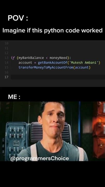 all developers dream code 🥲🥲 developer pyhton codingmemes youtube
