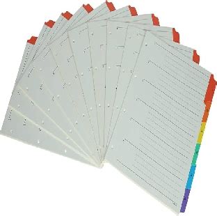 FILE SEPARATOR A4 50 PCS PER PKT Benir E Store Solutions