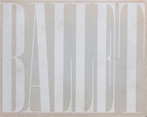 Publication Alexey Brodovitch Ballet Michael Hoppen Gallery