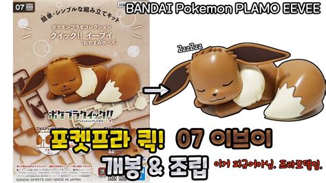 잠자는 숲속의 공주는 아니고 그냥 잠자는 이브이 포켓 프라 퀵 07 이브이 잠자는 포즈 Youtube