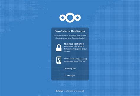 Using Two Factor Authentication — Nextcloud Latest User Manual Latest Documentation