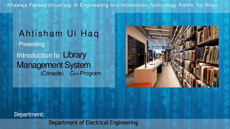 Library Management System Ppt