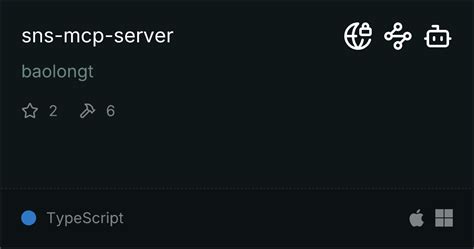 MCP SNS Server Glama