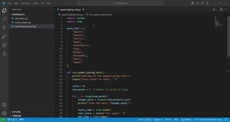 Video Completed Typing Test Project With Codeclause Sayan Dey