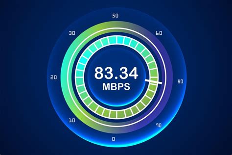 Premium Vector Vector Illustration Of Internet Speed Test Suitable