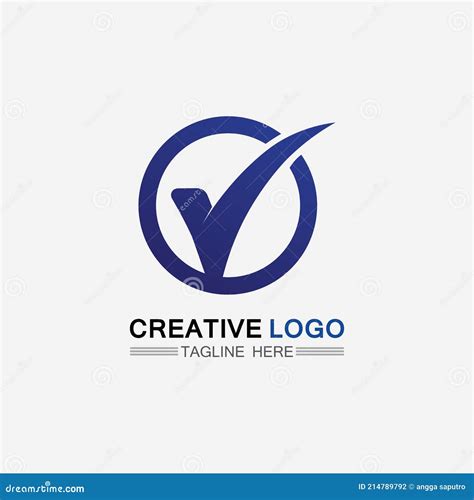 Checklist Check Mark Logo Vector Or Icon Tick Symbol In Green Color