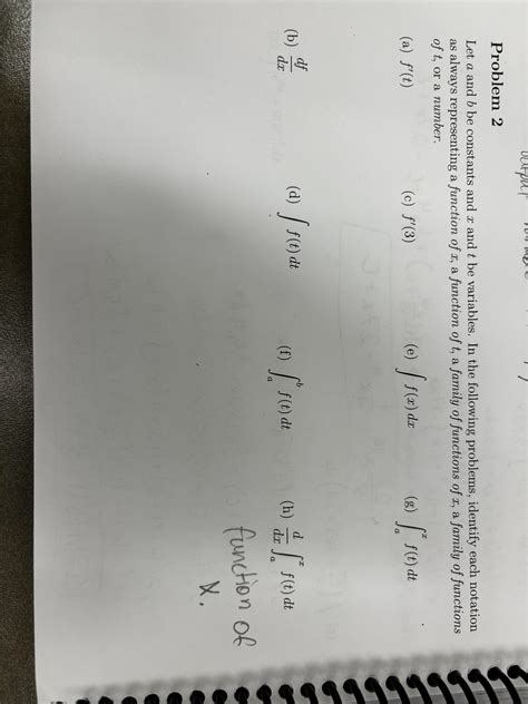 Solved Problem 2Let A And B Be Constants And X And T Be Chegg Com