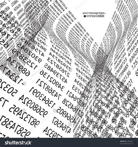 System Error Code Background Vector 23849821 Shutterstock